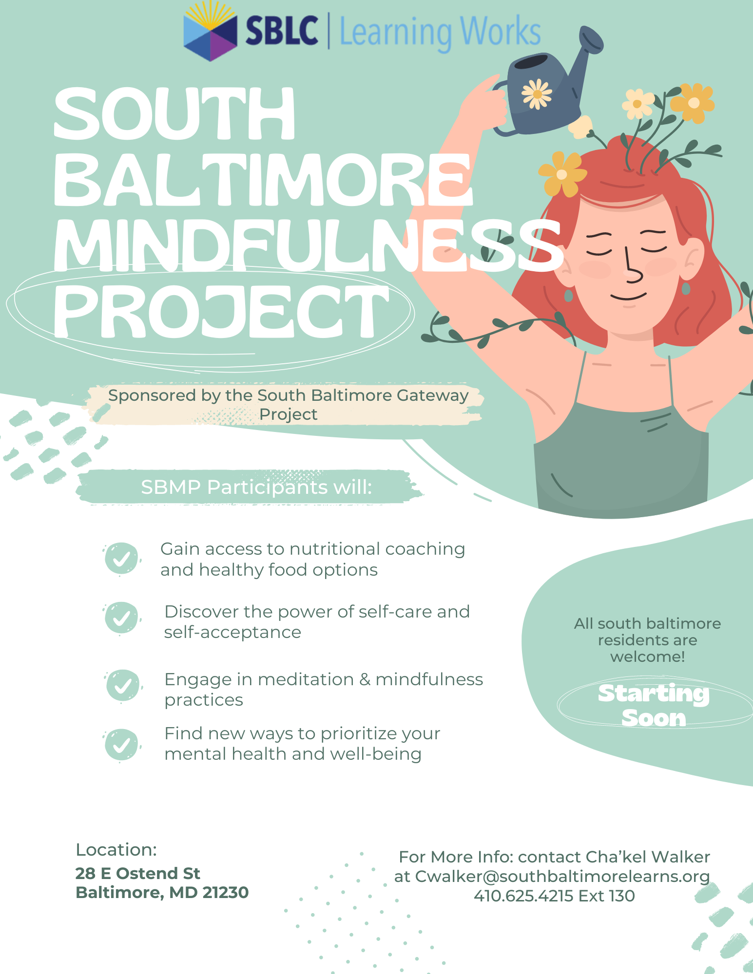 South Baltimore Mindfulness Project Workshops - South Baltimore ...