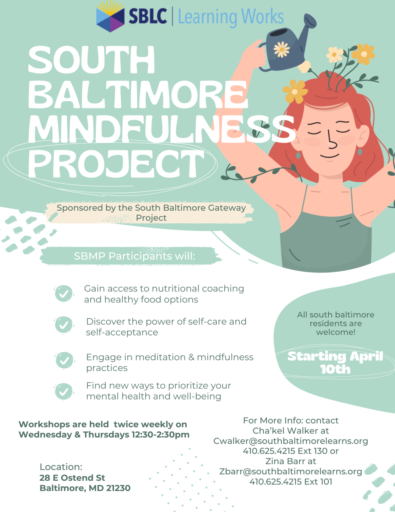 South Baltimore Mindfulness Project | South Baltimore Learning Center